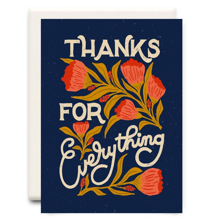Thanks for Everything | Thank You Card – Whiskeyjack Boutique